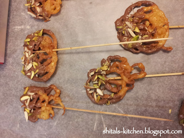 Shital's-Kitchen: Jalebi/ Chocolate Jalebi/Chocolebi