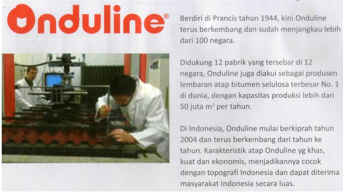 Harga Atap Bitumen Onduline | HARGA ATAP 2020,GALVALUME,ATAP ZINCALUME ...