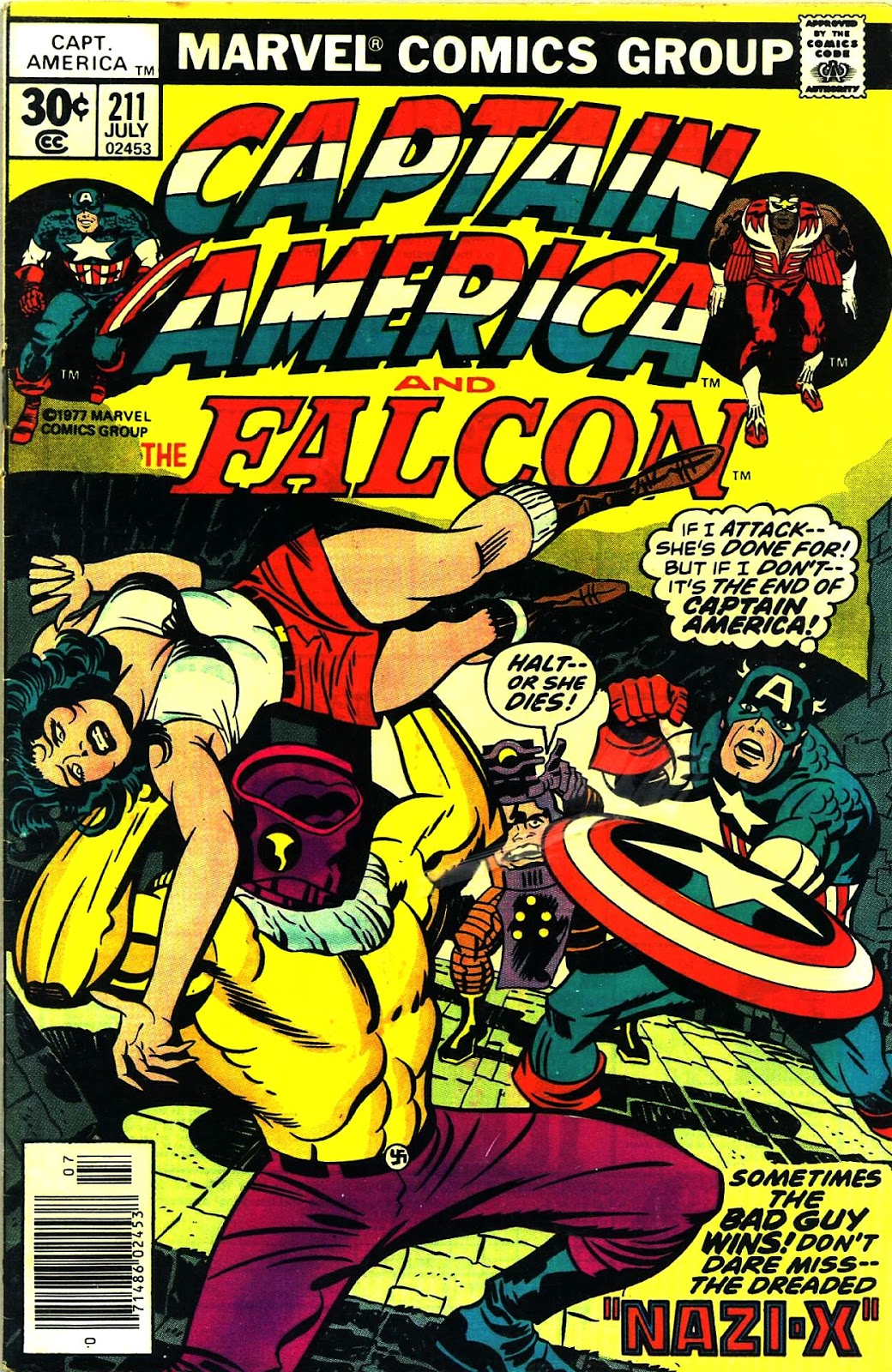 Cap'n's Comics: Cap'n America #211 Cover by Jack Kirby