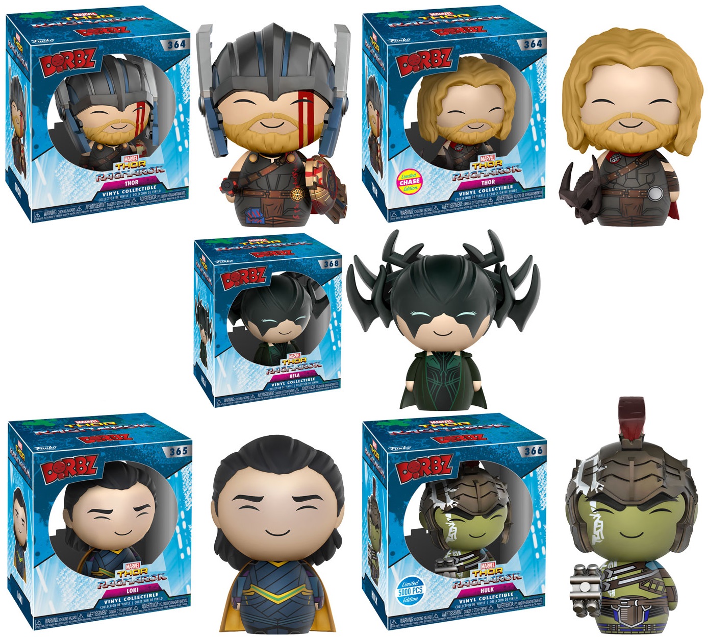 The Blot Says...: Thor: Ragnarok Dorbz Series 1 Vinyl Figures by Funko ...