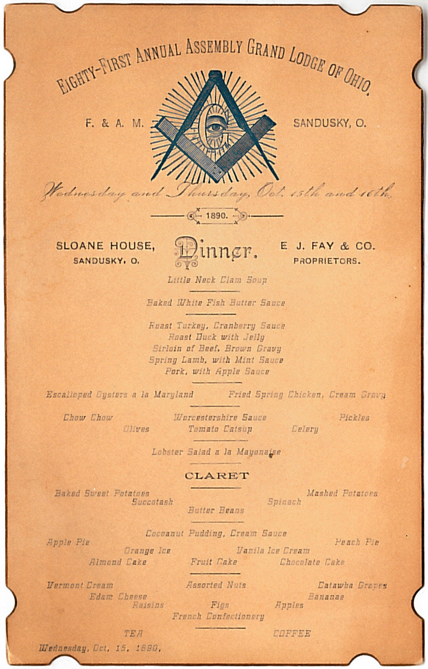 Sandusky History: Eighty-First Annual Assembly of the Grand Lodge of Ohio