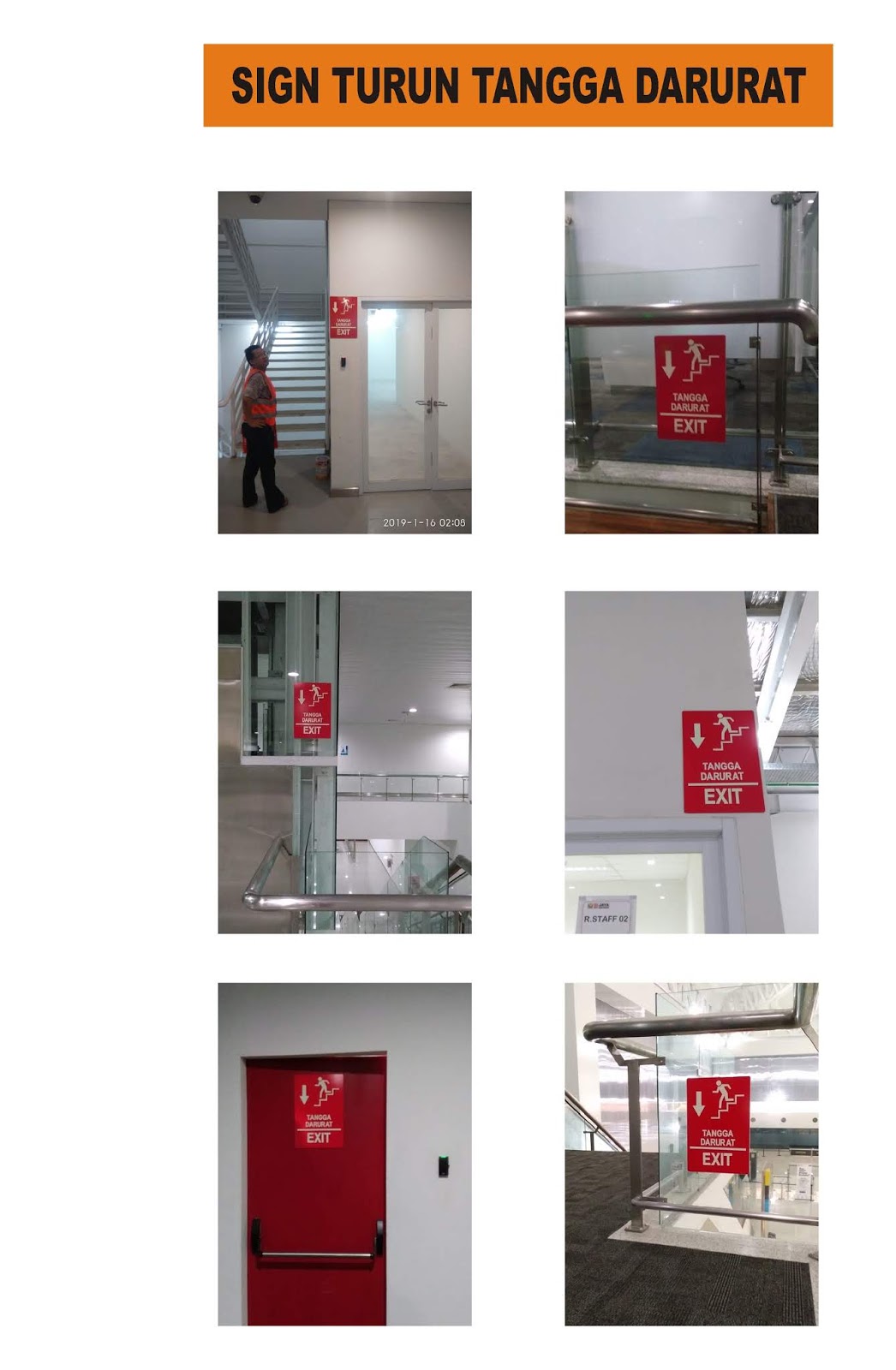 Safety Sign Rambu K3 Bandara Baru Ahmad Yani Semarang