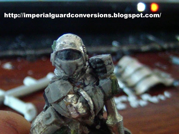 Imperial Guard Hobby: Lucifer Blacks conversion 2. Standard bearer ...