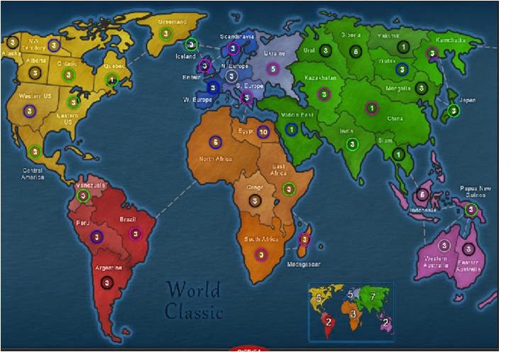 Risk King: Game #1, Part 2: Gaining a foothold