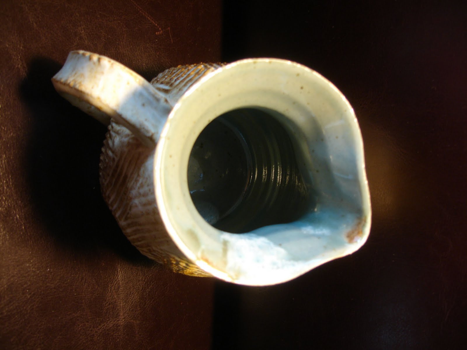 D-LO Pottery: Pitchers - thrown, recycled clay, reduction fired