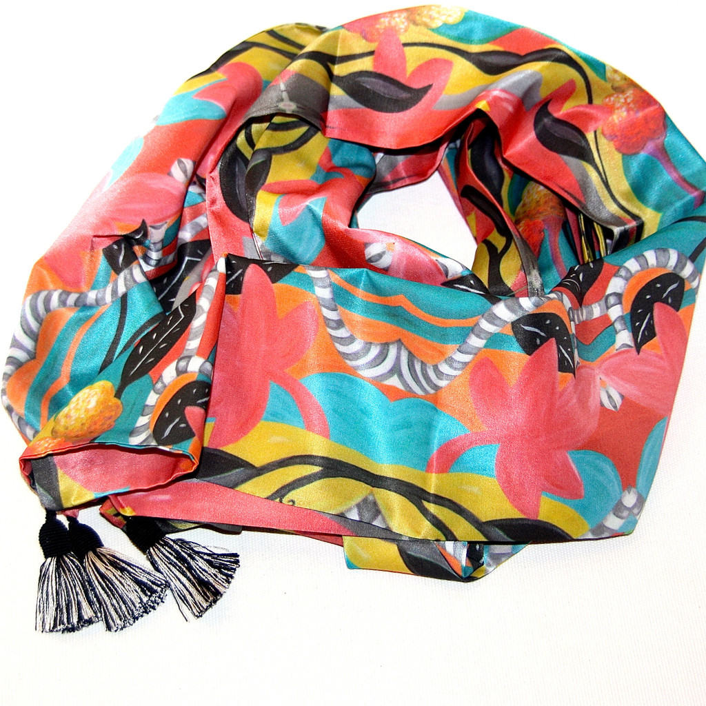 Where ART Lives Gallery Artists Group Blog: Artful Apparel, Scarf ...
