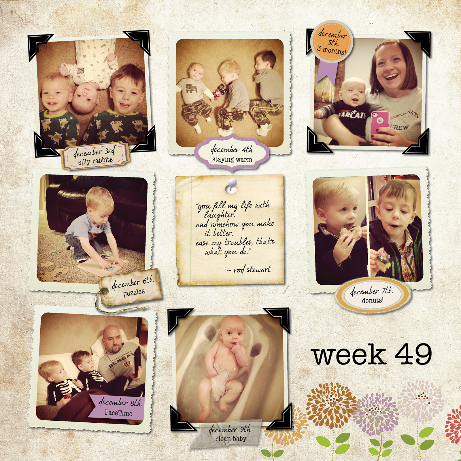 more than 9 to 5...my life as "Mom": The Wednesday One: Week 49