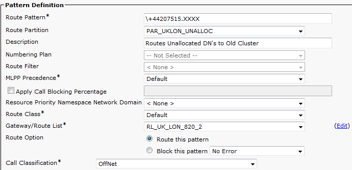 The UC Xchange Tech Blog: Cisco Cucm - Block OffNet To OffNet Transfer