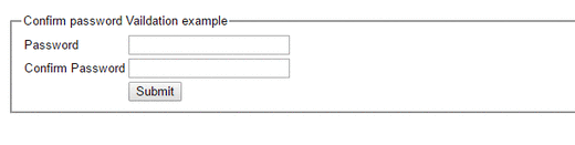 Client Side Password And Confirm Password Validation In Mvc Using Data
