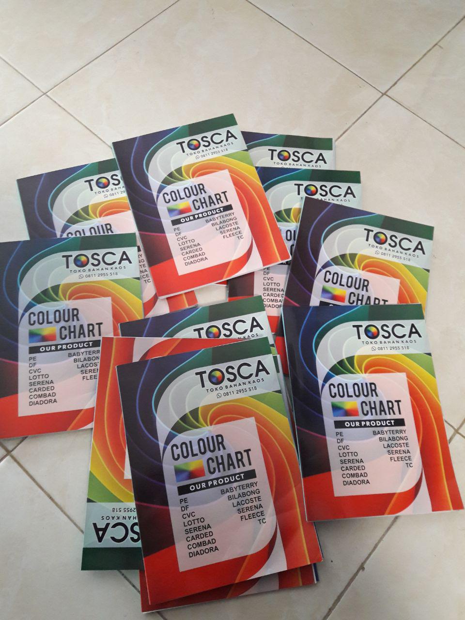 TOSCA BAHAN KAOS JOGJA: COLOUR CHART TOSCA