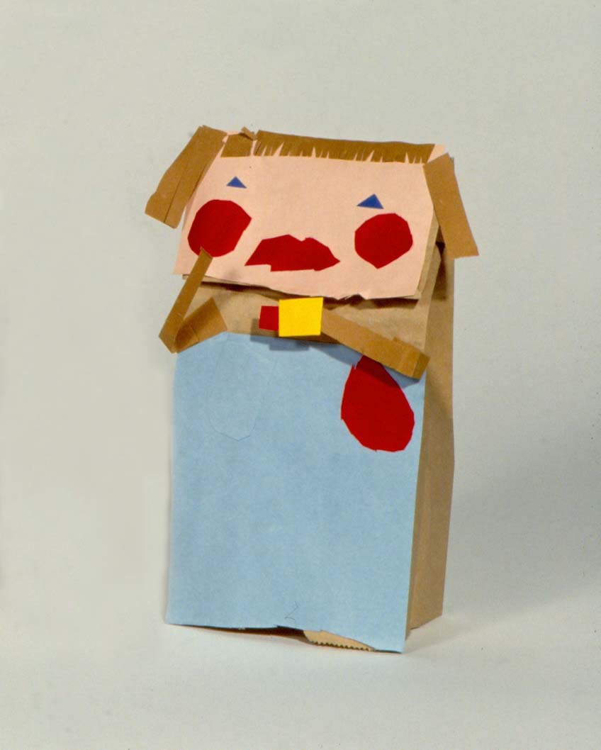 Art for Small Hands: Cut Paper - Paper Bag Puppets