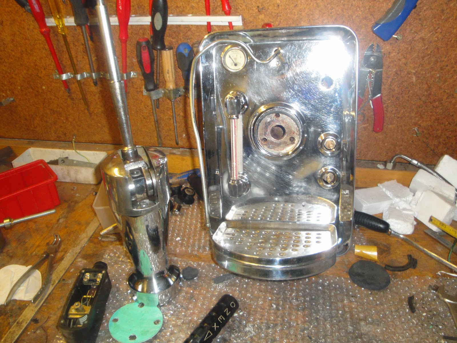 Caffé Maschinen aus allen Zeiten Vintage und Neuzeit: Lever Machine for ...