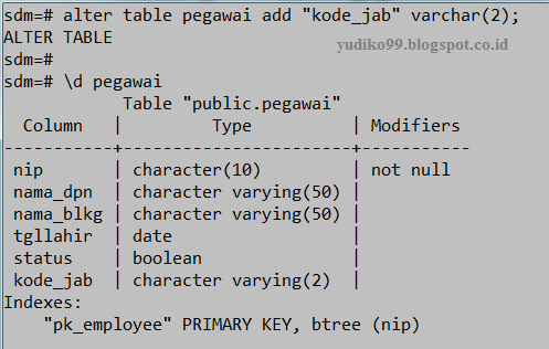 Pemrograman SQL: Latihan DML bagian 1