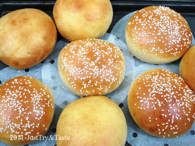 Cara Membuat Roti Burger Warna Warni | Ide Perpaduan Warna