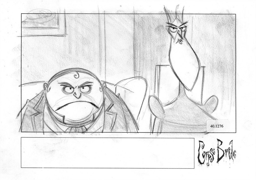 Living Lines Library: Corpse Bride (2005) - Storyboards