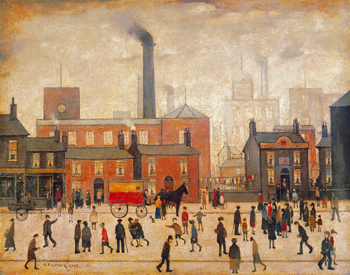 IES Álvaro Yáñez in English: L.S.LOWRY´S MATCHSTICK MEN
