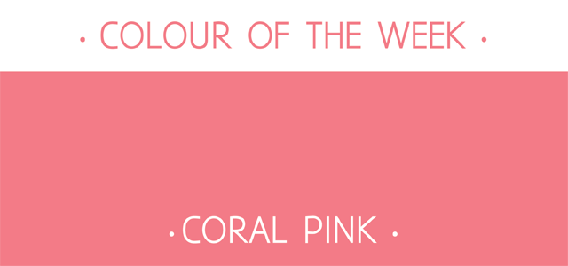 Rosie Simons Graphic and Surface Design: Colour of the Week: Coral Pink