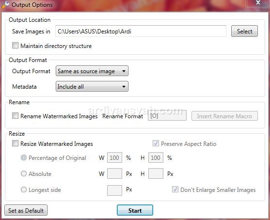 Cara Mudah Membuat Watermark pada Gambar | ardiyansyah.com