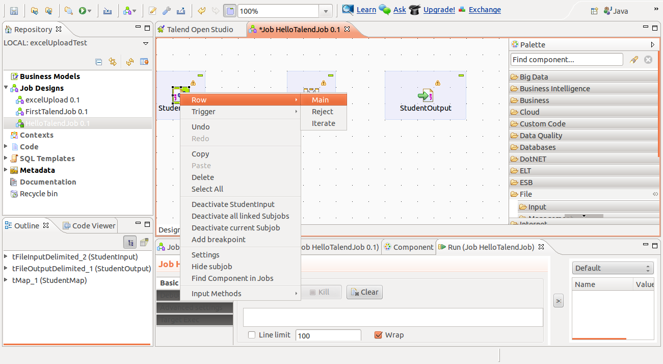Let Us Learn: Talend Open Studio for Data Interation