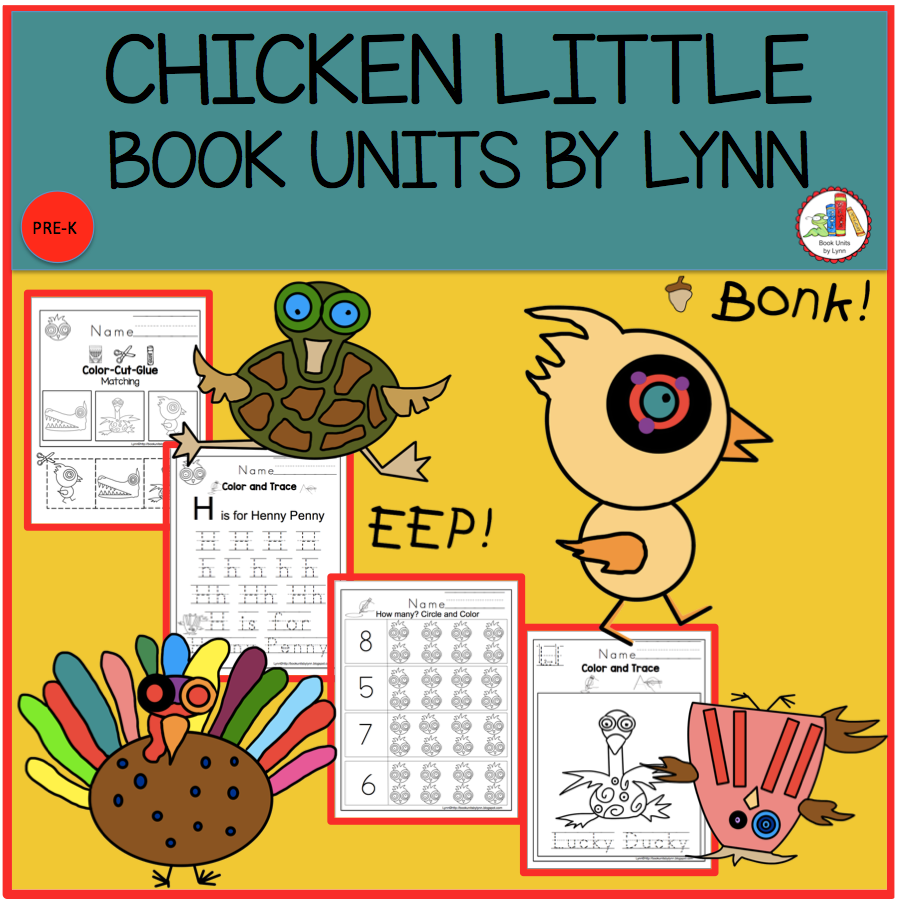 CHICKEN LITTLE BOOK UNIT ~ Book Units by Lynn
