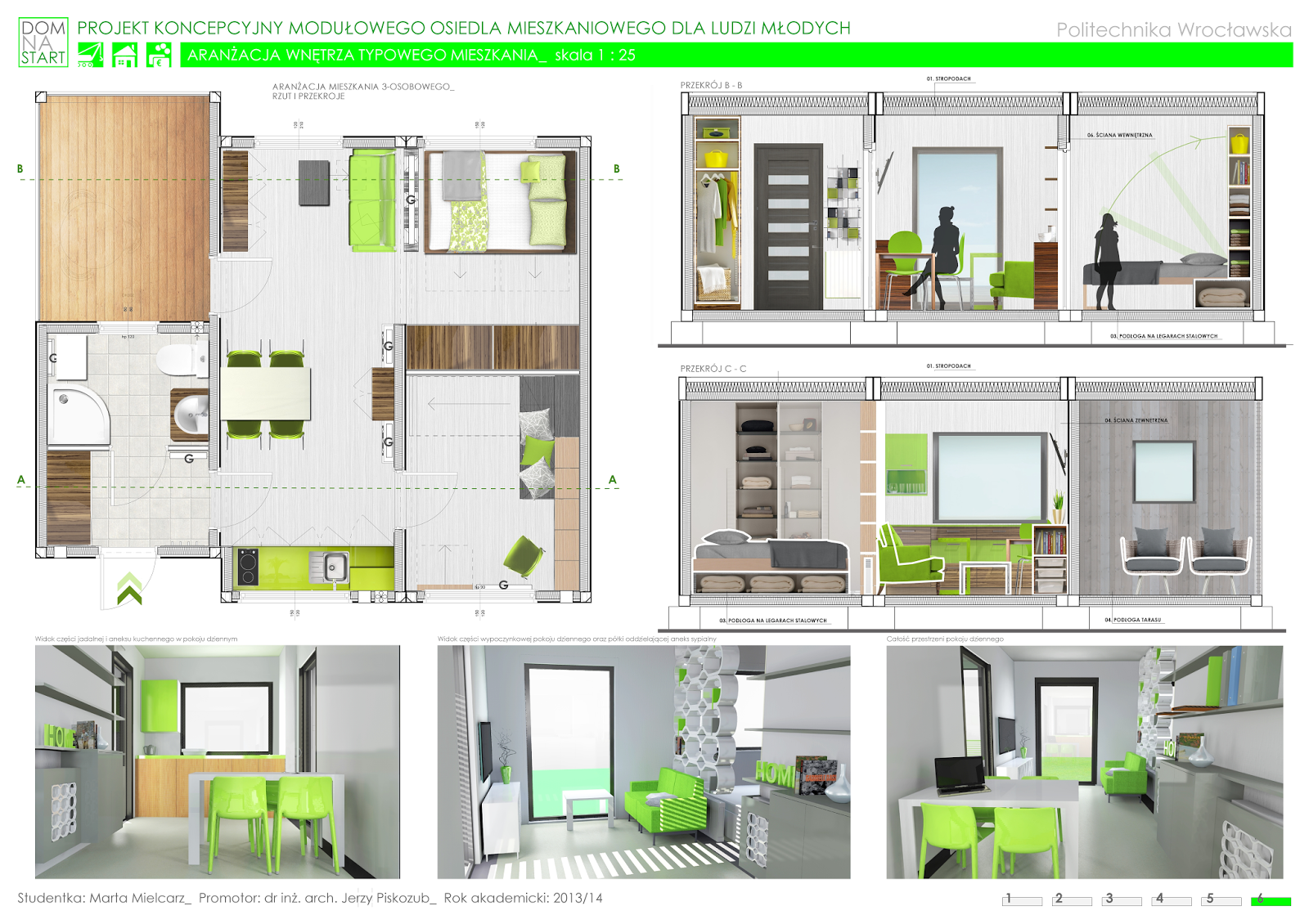 MODULAR SOCIAL HOUSING ESTATE - DIPLOMA M.ARCH.