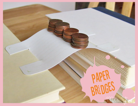 Mrs. V {at home}: Thursday Teaching {Paper Bridges}