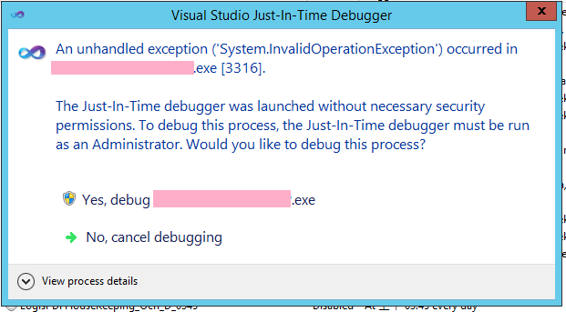 GIRL ENGINEER: [Windows Server 2012 R2] 排程執行批次檔案遇到錯誤-An unhandled ...