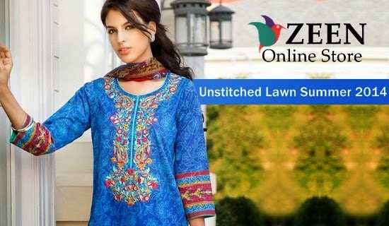 Zeen Lawn Collection 2014 | Zeen Summer Collection 2014 | Zeen ...