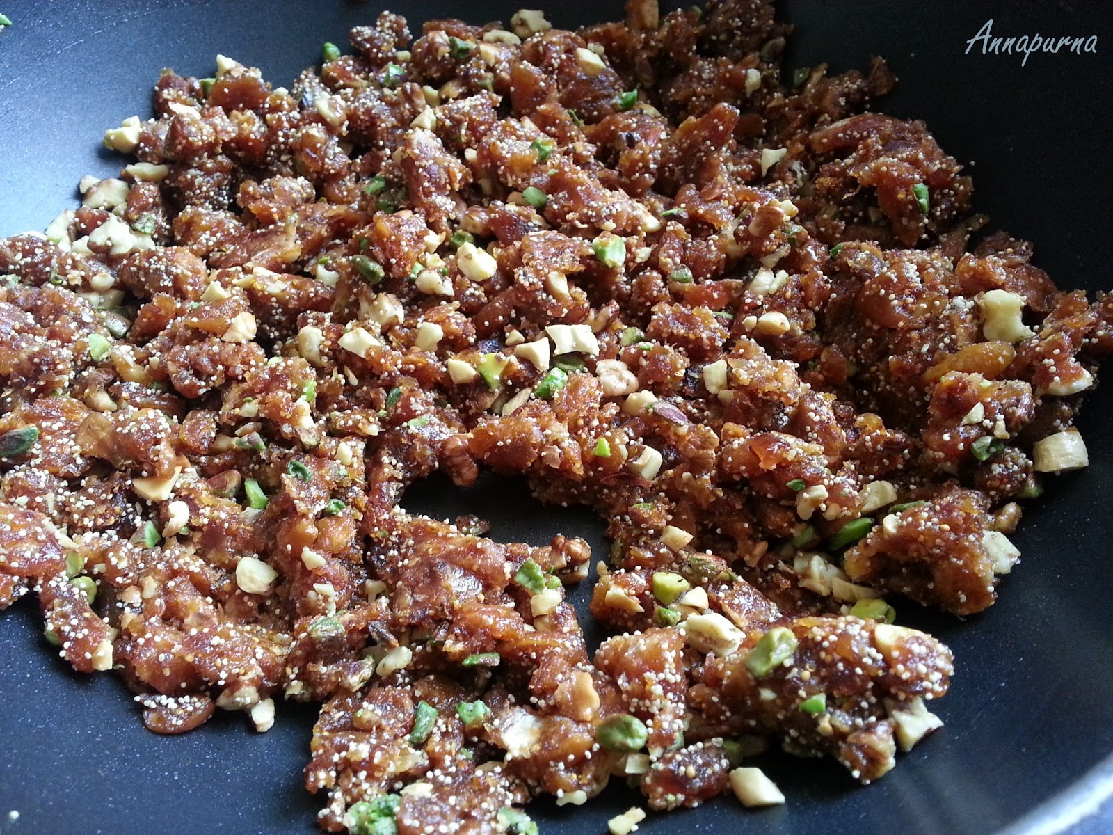 Annapurna: Dried Figs-Dates and Nuts energy Rolls / Anjeer Khajoor Roll ...