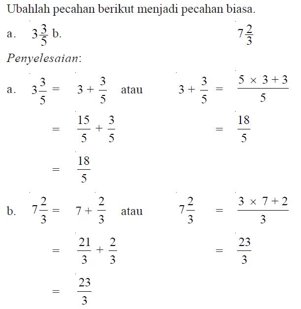 Cara Mengubah Pecahan Biasa Ke Dalam Bentuk Pecahan Campuran dan ... Cara Mengubah Pecahan Biasa Ke Dalam Bentuk Pecahan Campuran dan ...