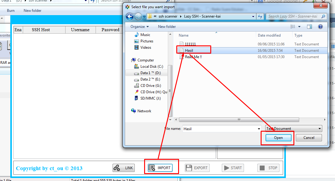 Mencari Akun SSH Menggunakan Lazy SSH+SSH Scanner - TEMPAT BERBAGI ILMU DAN INFORMASI