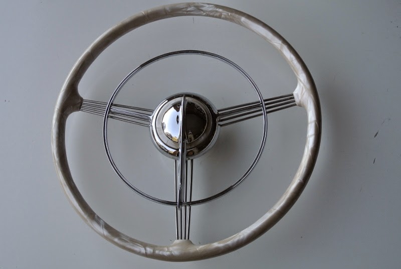 PearlCraft: Chris Craft 1937 boat steering wheel