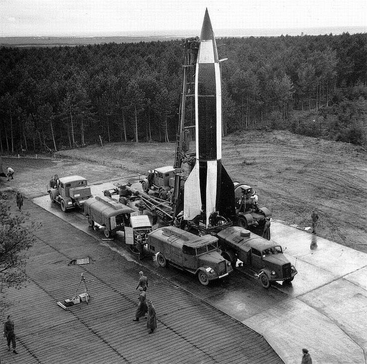 World War II in Pictures: The V-2 Rocket And Wernher Von Braun