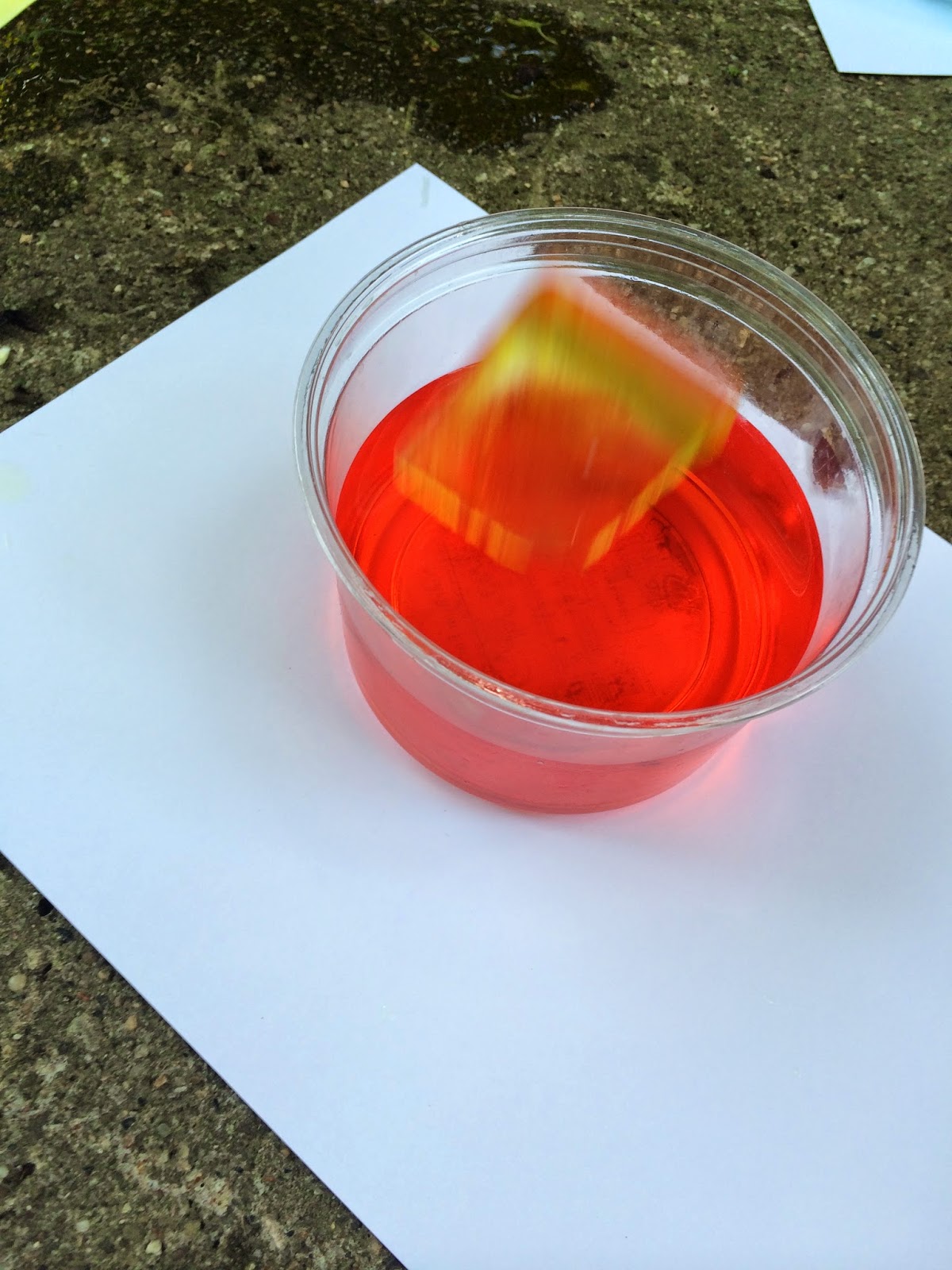 Mini Monets and Mommies: Frozen Color Mixing: Abstract Art Activity ...