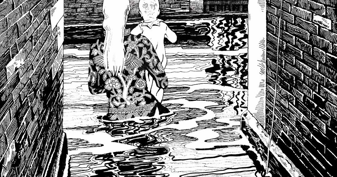 DRAWINGS DAILY: Act of Mercy (detail)