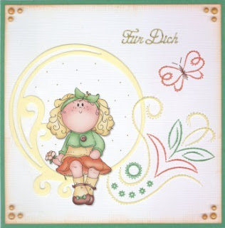 Anns Paper Art: Stitching combined with Die Cutting