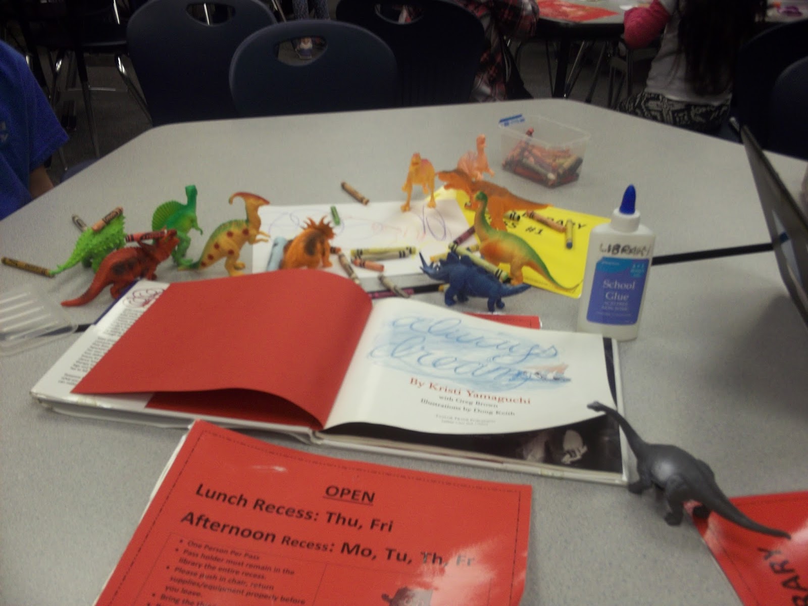 Sherwood Elementary School Library: What the Dinosaurs Did in the Library