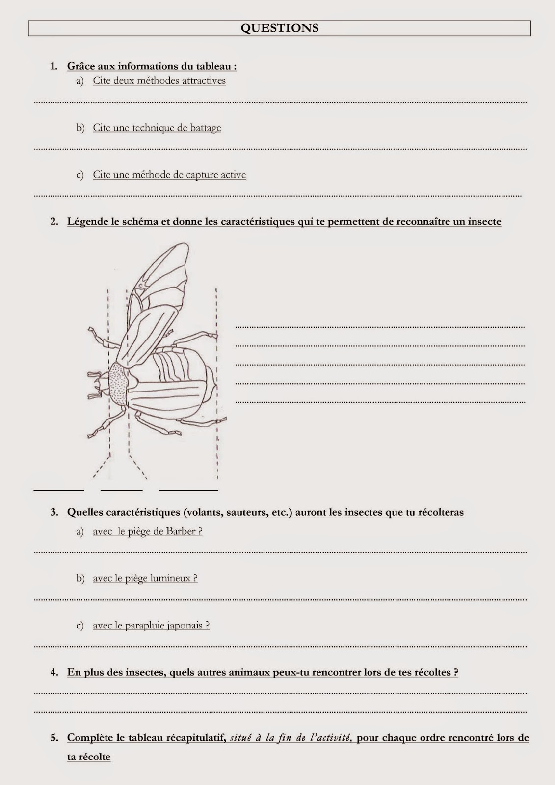 Ressources pédagogiques - promo 2015: Activité : Récolte et ...