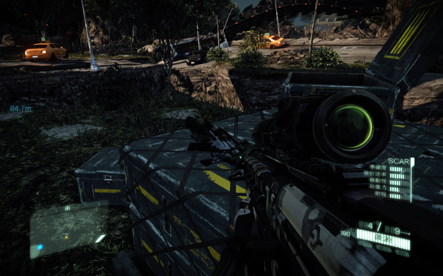 重新出發 - 從心: Crysis 2的Bug - M2014 GAUSS狙擊槍