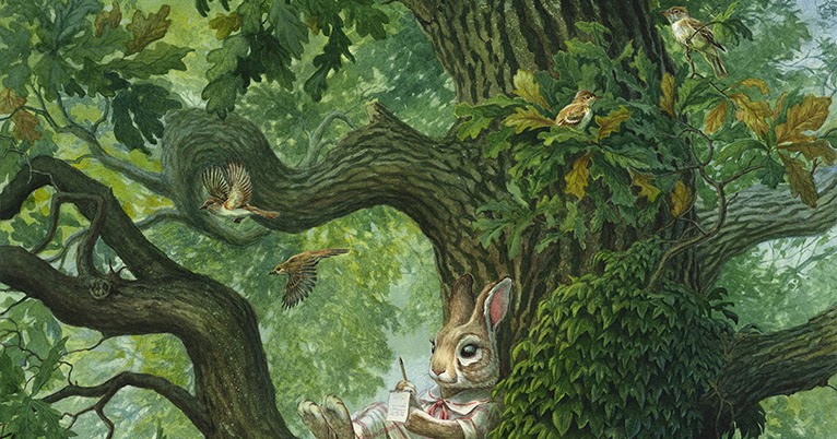 Chris Dunn Illustration/Fine Art: Paisley Rabbit Cover, Leaf By Leaf ...