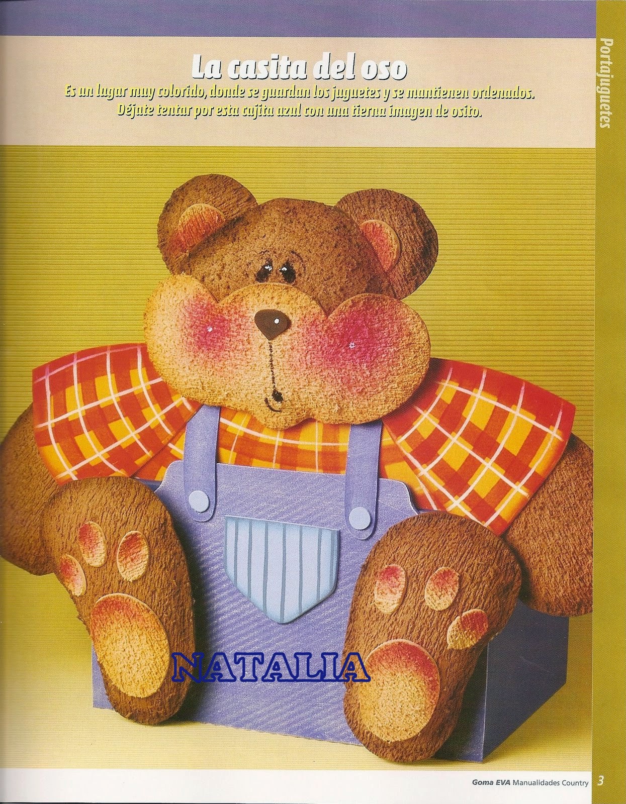 Como hacer ositos en foamy - Revistas de manualidades Gratis