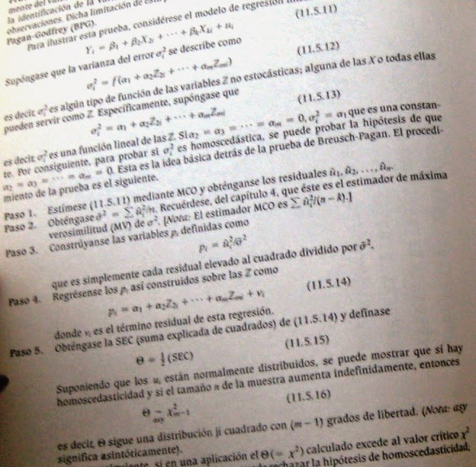 Prueba de Breusch-Pagan-Godfrey | Econometria