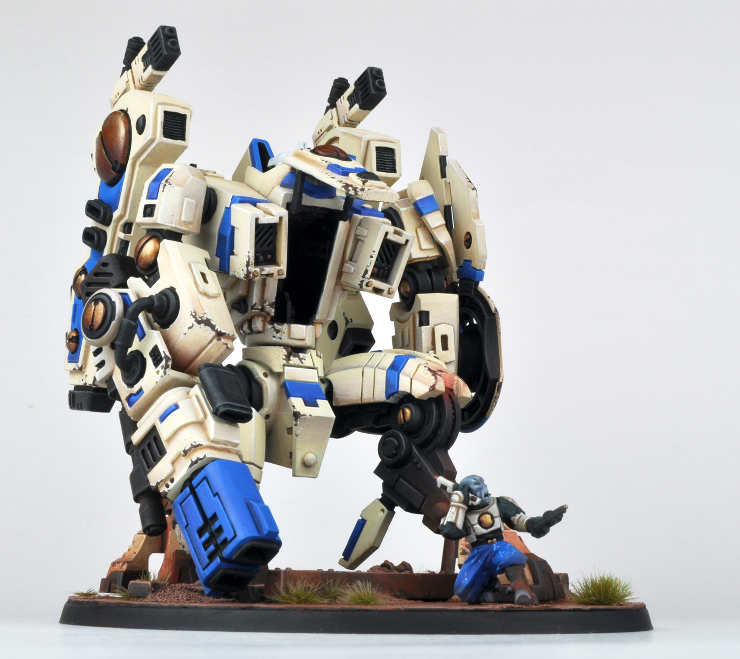 davetaylorminiatures: Tau Riptide - Finished!