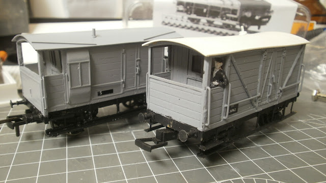 Dorset Railway Modelling: 4MM LSWR Diagram 1545 Brake Van.