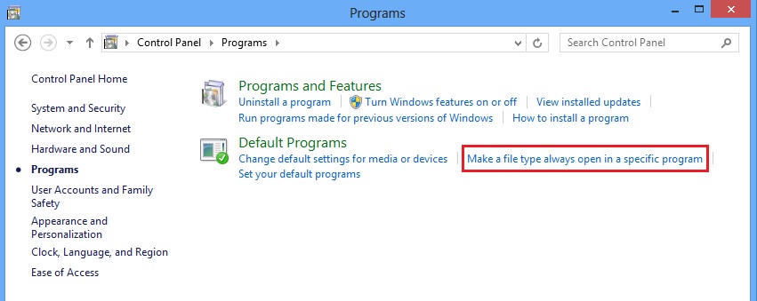 Passion IT Mag: Windows 8 - How to Set or Change File Associations?