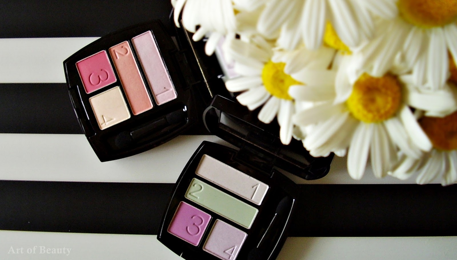 Avon True colour eyeshadow quad - Rose awakening i Sun washed blooms ...