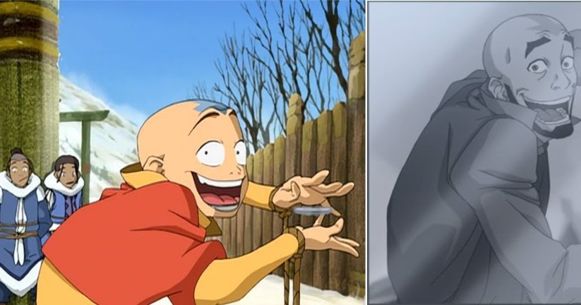 AVATAR THE LAST AIRBENDER: AANG AND TENZIN ON THE LEGEND OF KORRA