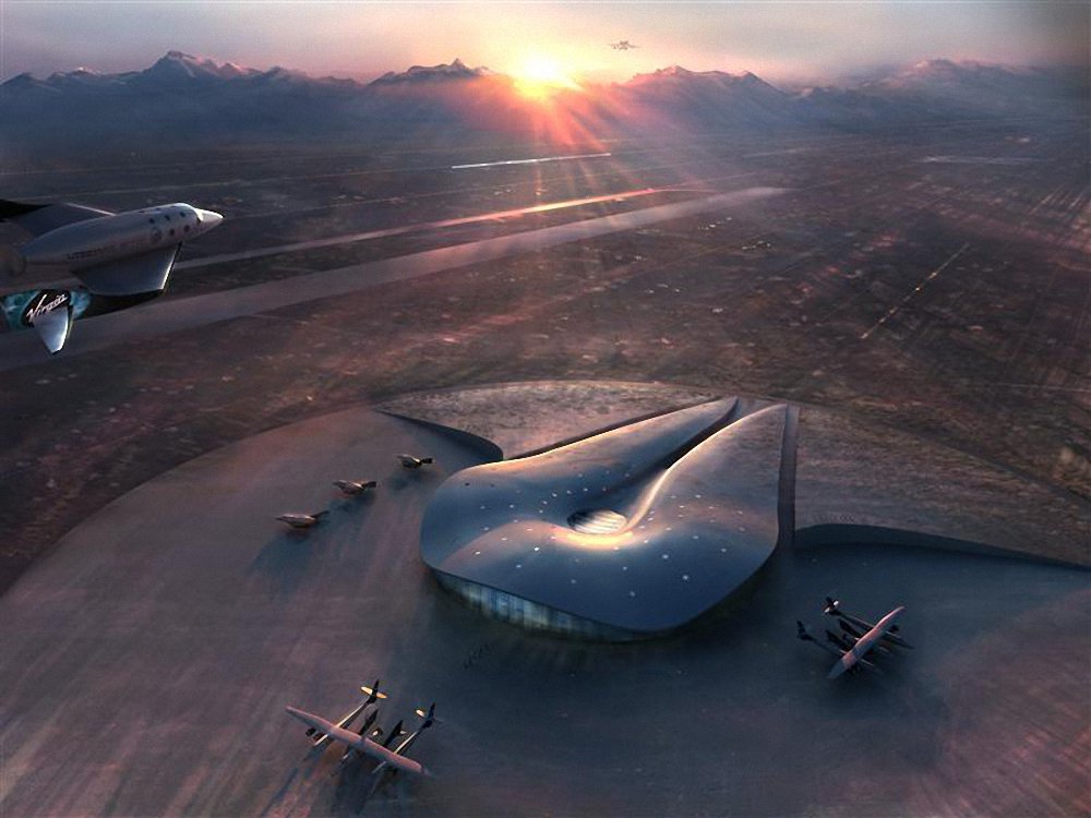 Interiors And Architectures: Stunning Commercial Spaceport, New Mexico Plan