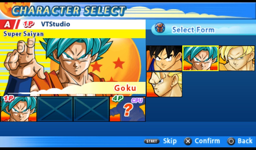 Download Mod Texture SSJ Goku [SSJ God Blue Goku] DBZ TTT For Emulator ...