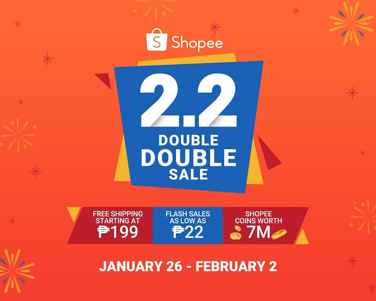 Shopee 2.2 Double Double Sale Launched, Offers up to 90% Off - TeknoGadyet